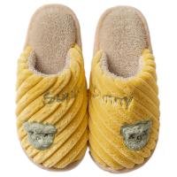 China Wholesale EVA material soft sole Hard-Wearing autumn winter slippers ladies factory price delicate plush home shoes for sale
