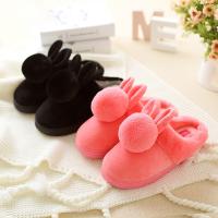 China wholesale Ladies thick-soled breathable home slippers cartoon cute non-slip plush indoor shoes winter for sale