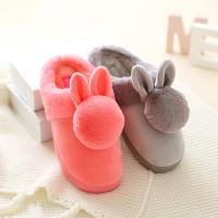 China wholesale Ladies thick-soled breathable home slippers cartoon cute non-slip plush indoor shoes winter for sale