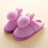 China wholesale Ladies thick-soled breathable home slippers cartoon cute non-slip plush indoor shoes winter for sale
