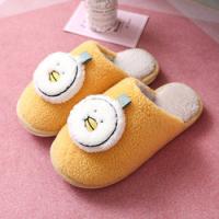 China Women winter slippers new cartoon non-slip cute warm plus fluff autumn and winter couple home indoor shoes for sale