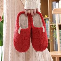 China Wholesale New couple warm plush bedroom shoes for men and women non-slip autumn winter  household slippers for sale