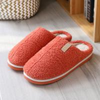 China Wholesale New couple warm plush bedroom shoes for men and women non-slip autumn winter  household slippers for sale