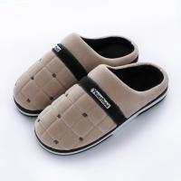 China New female wholesale autumn and winter indoor and outdoor couple non-slip shoes soft plush thick-soled warm slippers for sale