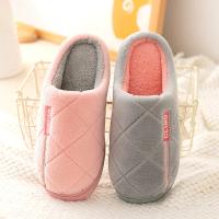 China Hot selling warm home slippers women winter fashion soft fluffy non-slip couple bedroom shoes wholesale for sale