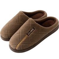 China Hot selling warm home slippers women winter fashion soft fluffy non-slip couple bedroom shoes wholesale for sale