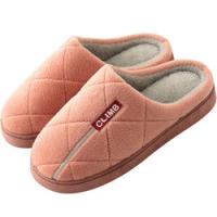 China Hot selling warm home slippers women winter fashion soft fluffy non-slip couple bedroom shoes wholesale for sale