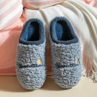 China High quality custom 2021 new winter closed toe ladies slippers indoor and outdoor thermal cheap bedroom shoes for sale