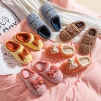 China Home Comfort Warm slippers hot sale cute winter Thick Bottom Hard-Wearing and anti-slip household shoes women for sale