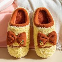 China Home Comfort Warm slippers hot sale cute winter Thick Bottom Hard-Wearing and anti-slip household shoes women for sale