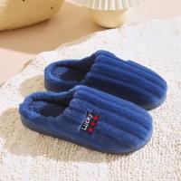 China Custom women autumn winter warm home slippers indoor and outdoor couple style Breathable bedroom shoes for sale