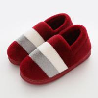 China New design simple style warm slippers women winter models 2021 non-slip soft plush couple bedroom shoes for sale