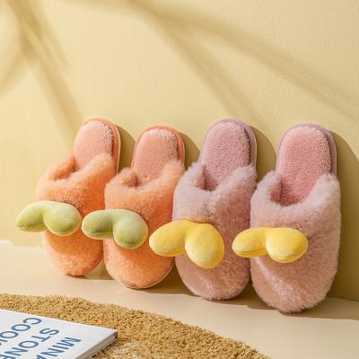 China High quality winter warm cheap bedroom slippers female lightweight cute cartoon custom home shoes in stock for sale