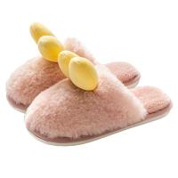 China High quality winter warm cheap bedroom slippers female lightweight cute cartoon custom home shoes in stock for sale