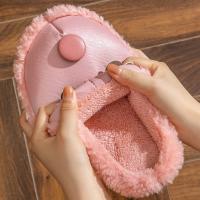 China Wholesale new winter ladies slippers factory price comfortable Thermal Couple Style Thick Bottom home shoes for sale