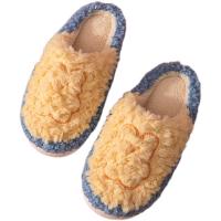 China Women Slippers Indoor Home Soft Bottom Anti-Slip Autumn Winter Couple Style Cartoon Cute Plush Warm Men Warm for sale
