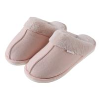 China Slippers Women Home Closed Toed Winter Indoor Simply Style Plush Warm Aniti-Slip Autumn Winter Men House Shoes for sale