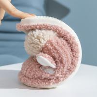 China New Design Winter Slippers Women Thermal Anti-Slip Home Bedroom Cartoon Cute Thick Bottom Couple Style Plush Men for sale
