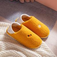 China Wholesale factory price winter Snowflake embroidery shoes soft warm PVC non-slip sole slippers for women and male garden shoes for sale