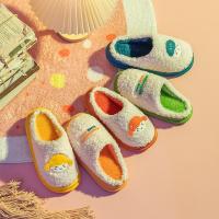China New design 2021 autumn and winter cartoon girl patterns home slippers warm fluffy women bedroom shoes supplier for sale