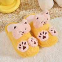 China Factory wholesale supply indoor and outdoor warm winter house shoes fashion cartoon bear shape women slippers for sale
