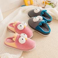 China Wholesale children autumn winter warm slippers boys and girls cute cartoon non-slip thick bottom baby home indoor s for sale