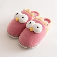 China Wholesale children autumn winter warm slippers boys and girls cute cartoon non-slip thick bottom baby home indoor s for sale