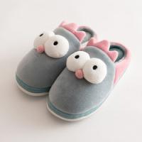 China Wholesale children autumn winter warm slippers boys and girls cute cartoon non-slip thick bottom baby home indoor s for sale