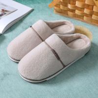 China Wholesale  New Design 2021 winter Cartoon Plush Slippers women Cute Warm Anti-slip couple Home Indoor Shoes for sale