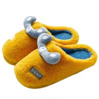 China Wholesale Cute Slippers Autumn Winter Home Indoor Warm Soft Thick Bottom Non-Slip Cartoon Plush House Shoes women closed shoes for sale