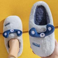 China Wholesale Cute Slippers Autumn Winter Home Indoor Warm Soft Thick Bottom Non-Slip Cartoon Plush House Shoes women closed shoes for sale