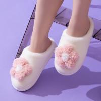 China Wholesale cute warm home indoor shoes autumn winter soft and comfort plus plush women slippers for sale