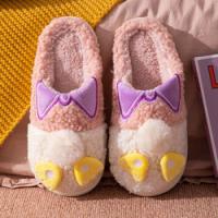 China Wholesale best price comfortable and soft indoor home shoes trend cartoon shape Thermal for women and male slippers for sale