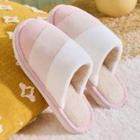China Women new high quality comfortable soft plush indoor slippers light weight flexible sole couple shoes winter for sale