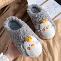 China Breathable plush new winter Flat bottom house shoes cartoon thermal indoor bedroom leisure slipper ladies for sale