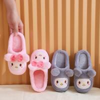 China children Cartoon animal Bow Shape home slipper boys and girls warm Anti-Slip Home Indoor Shoes in stock kids fur slippers for sale