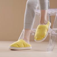 China 2021 New Design Down Comfortable Home Indoor Waterproof Shoes Print Letter Pattern Thermal Outdoor Snow Winter Slippers for sale