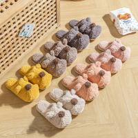 China Wholesale Autumn Winter New Design Cartoon Slippers Plush Warm Soft Sole Non-Slip Home Indoor Shoes fashion dogs shoes for sale