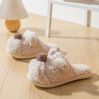 China Wholesale Autumn Winter New Design Cartoon Slippers Plush Warm Soft Sole Non-Slip Home Indoor Shoes fashion dogs shoes for sale