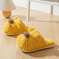 China Wholesale Autumn Winter New Design Cartoon Slippers Plush Warm Soft Sole Non-Slip Home Indoor Shoes fashion dogs shoes for sale