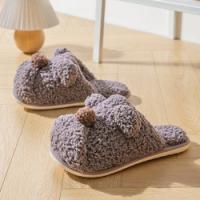 China Wholesale Autumn Winter New Design Cartoon Slippers Plush Warm Soft Sole Non-Slip Home Indoor Shoes fashion dogs shoes for sale