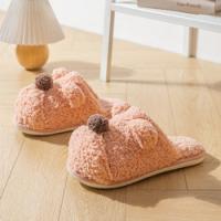 China Wholesale Autumn Winter New Design Cartoon Slippers Plush Warm Soft Sole Non-Slip Home Indoor Shoes fashion dogs shoes for sale