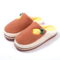 China New fashion Stitching color beautiful simple style shoes hard-wearing soft sole women winter slippers for sale