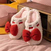 China Women cozy scuff comofrtable memory foam slippers indoor outdoor anti slip flat sole cute bowknot house slipper for sale