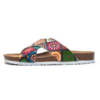 China Wholesale High Quality Women cross strap cork beach sandals custom ladies casual platform home slippers for sale