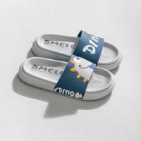 China Custom Private Label Wholesale Women Fashion Trend Flat Confort PVC Beach Sandals Casual Bathroom Platform Summer slipper for sale