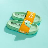 China Custom Unisex PVC sole ladies' fashion slippers wholesale new design woman cartoon beach sandals bathroom slipper for sale