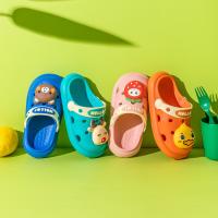 China Factory supply 2021 Children Cartoon beach Sandal Babies Summer Slippers High Quality Kids hole house shoe for sale