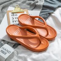China Women's house shoes Summer Beach sandal ladies flip flop Colorful Pure color Wholesale Flip Flops slipper for ladies for sale