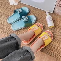 China 2021 summer couple's lovely rabbit slippers comfortable soft bottom non-slip house shoes lightweight casual shoes for sale